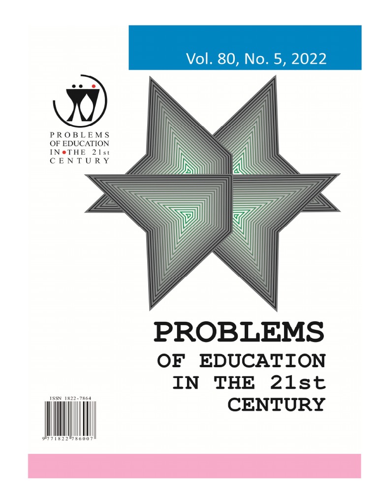 Problems of Education in The 21st Century, Vol. 80, No. 5, 2022 | PDF ...