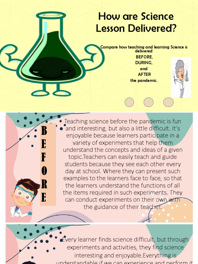 How Are Science Lesson Delivered2 | Download Free PDF | Learning | Teachers