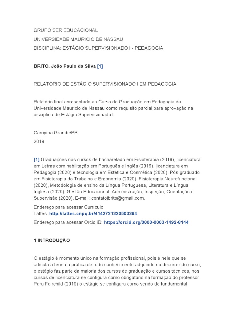 Grupo Ser Educacional | Download grátis PDF | Pedagogia | Aprendizado