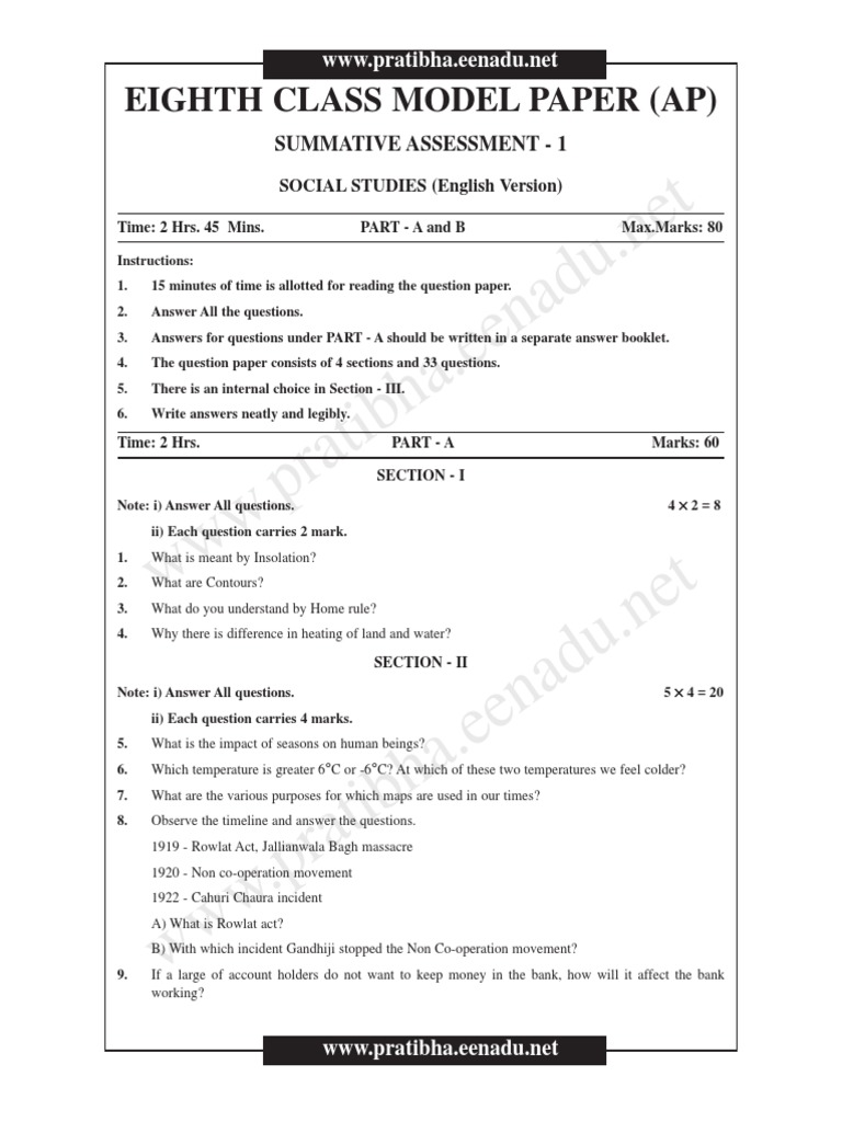 Understanding the Content and Structure of an Eighth Class Social ...