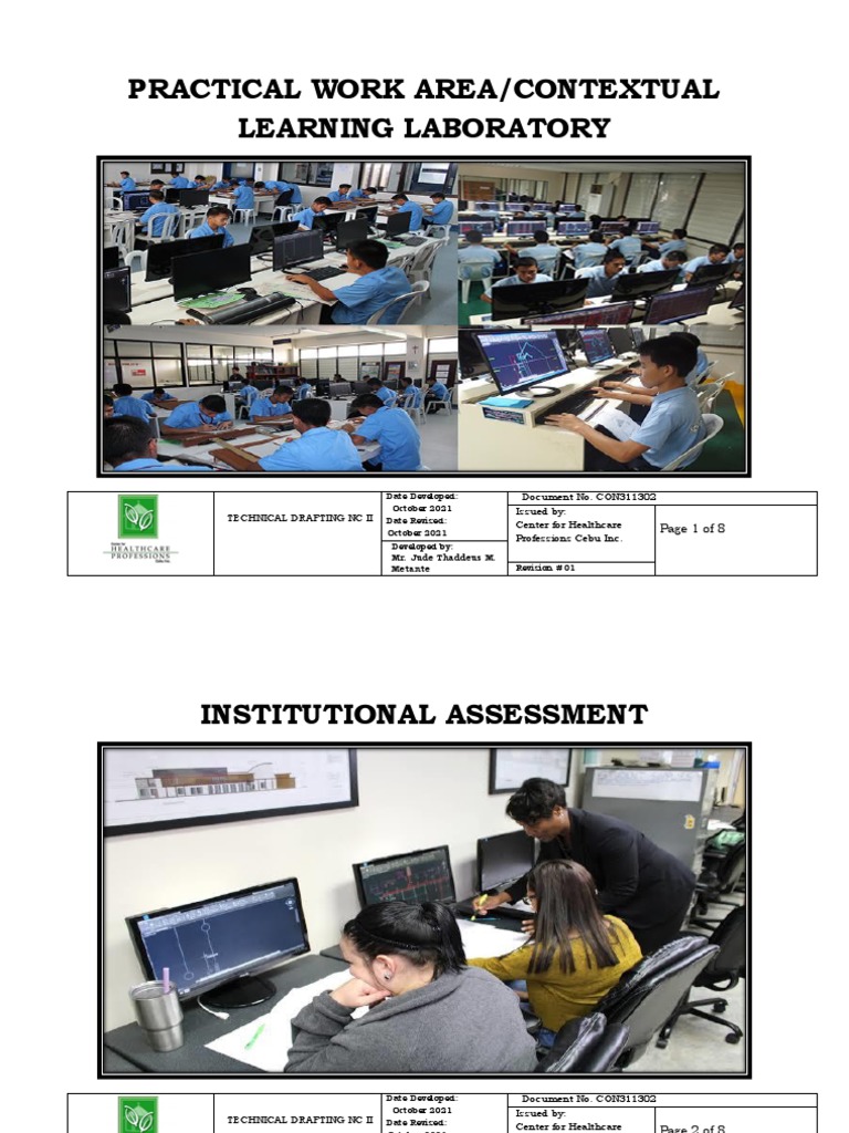 A Guide to the Practical Work Area/Contextual Learning Laboratory for ...