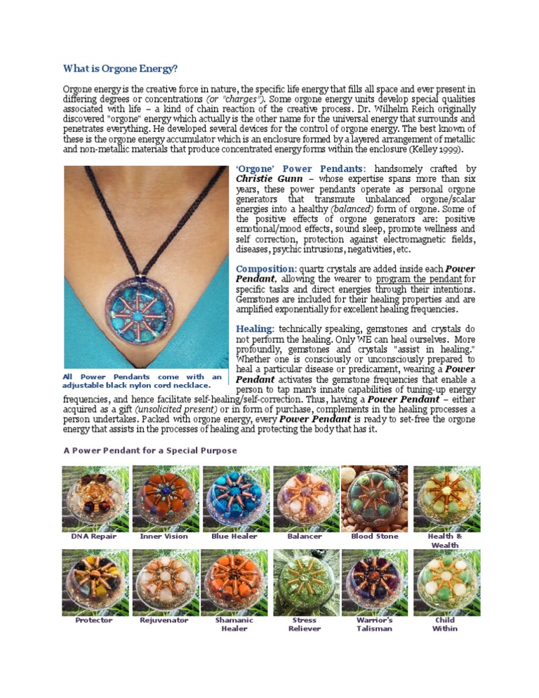 What Is Orgone Energy | Download Free PDF | Gemstone | Jewelry