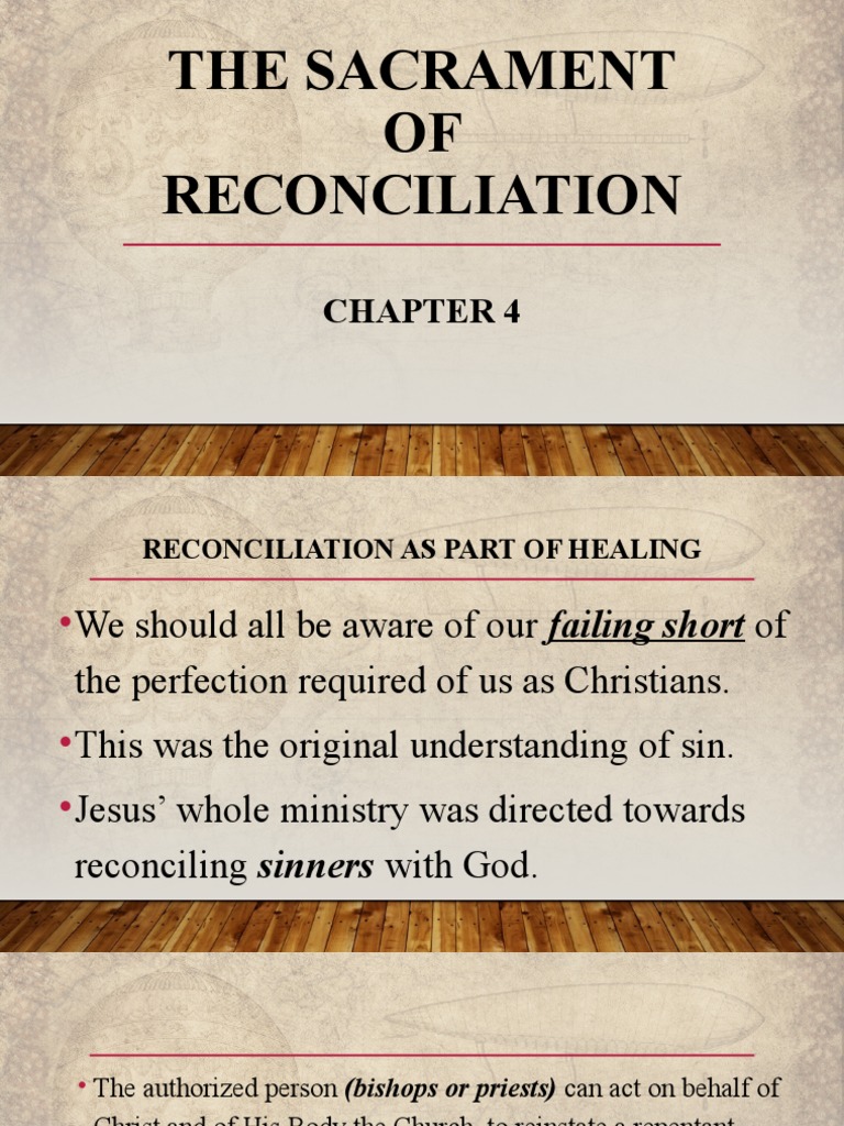 The Sacrament of Reconciliation | Download Free PDF | Sacraments ...