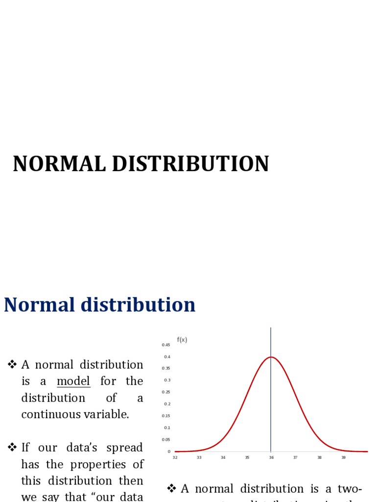 Normal Distribution | Download Free PDF | Normal Distribution ...