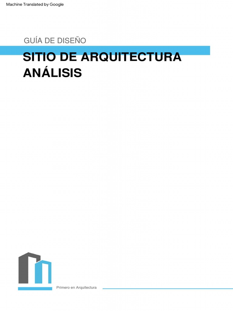 Architecture Site Analysis Guide | PDF | Peatonal | Diseño