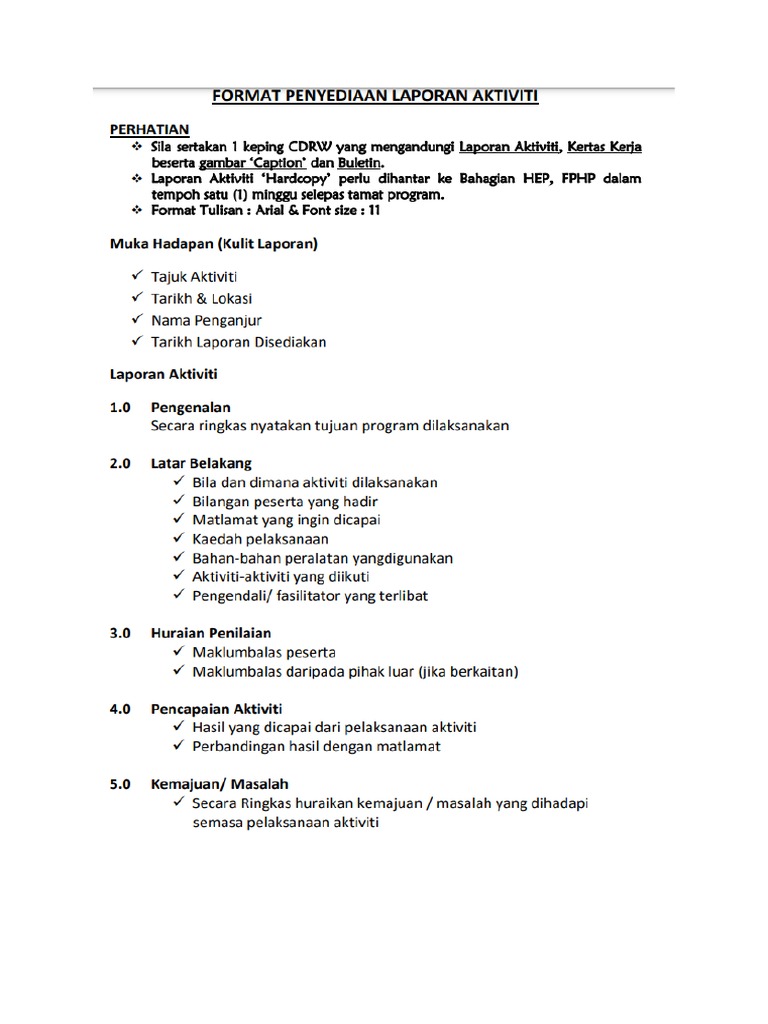 Contoh Laporan | PDF