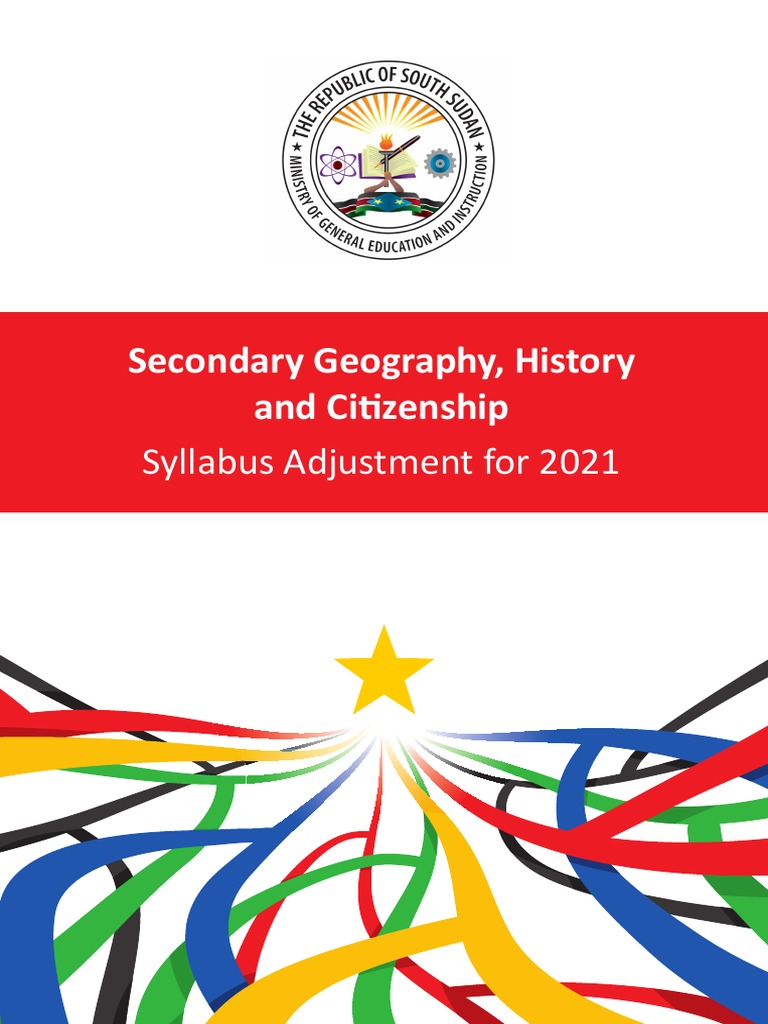 SS - Syllabus Adjustment - Secondary Geography, History and Citizenship ...