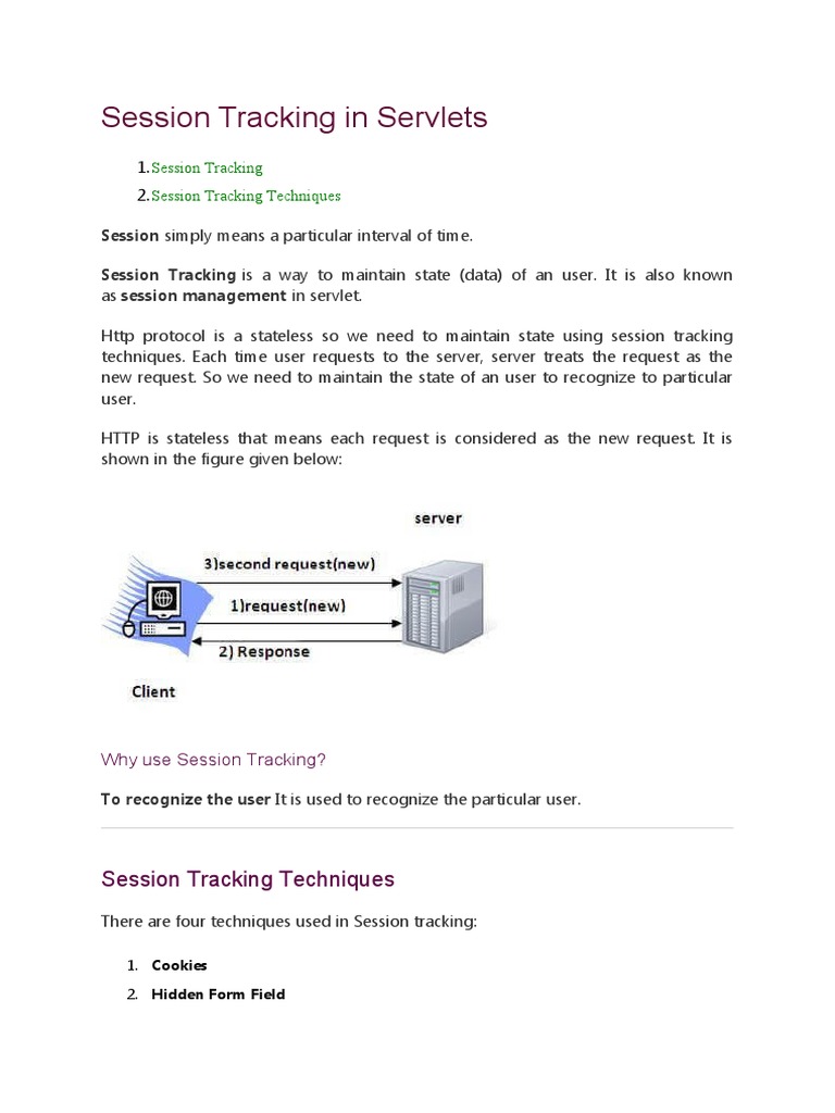 Session Tracking in Servlets | PDF | Http Cookie | Networking