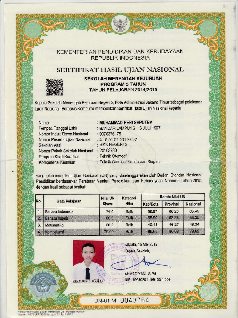 Panduan SKHUN dan Transkrip Nilai | PDF