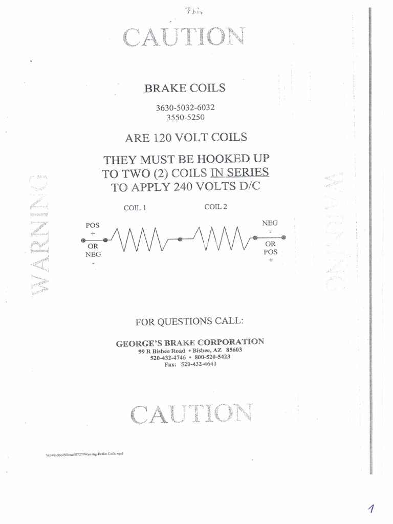 George Brake PWM CL | PDF