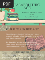 Palaeolithic Age PPT (Ucsp) | PDF | Paleolithic | Stone Age