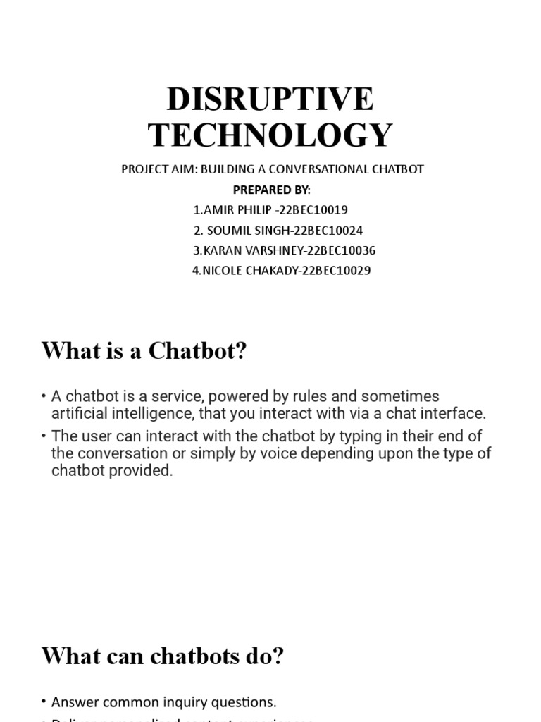 Disruptive Technology | PDF | Computing | Computer Science