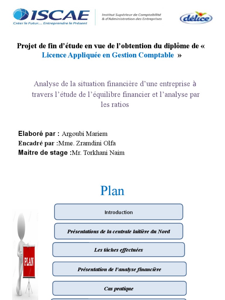 Projet de Fin d’Étude | PDF | Ratio financier | Comptabilité