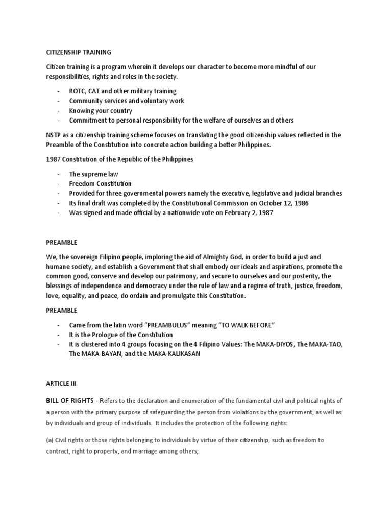 Citizenship Training | PDF | Search And Seizure | Criminal Justice