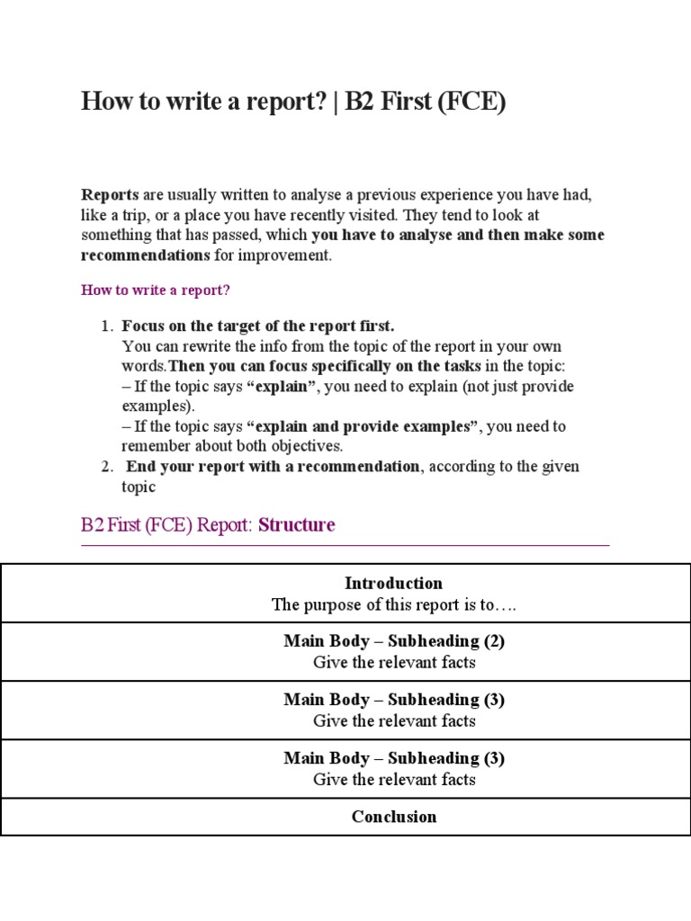 How To Write A Report | PDF | Cognitive Science | Cognition