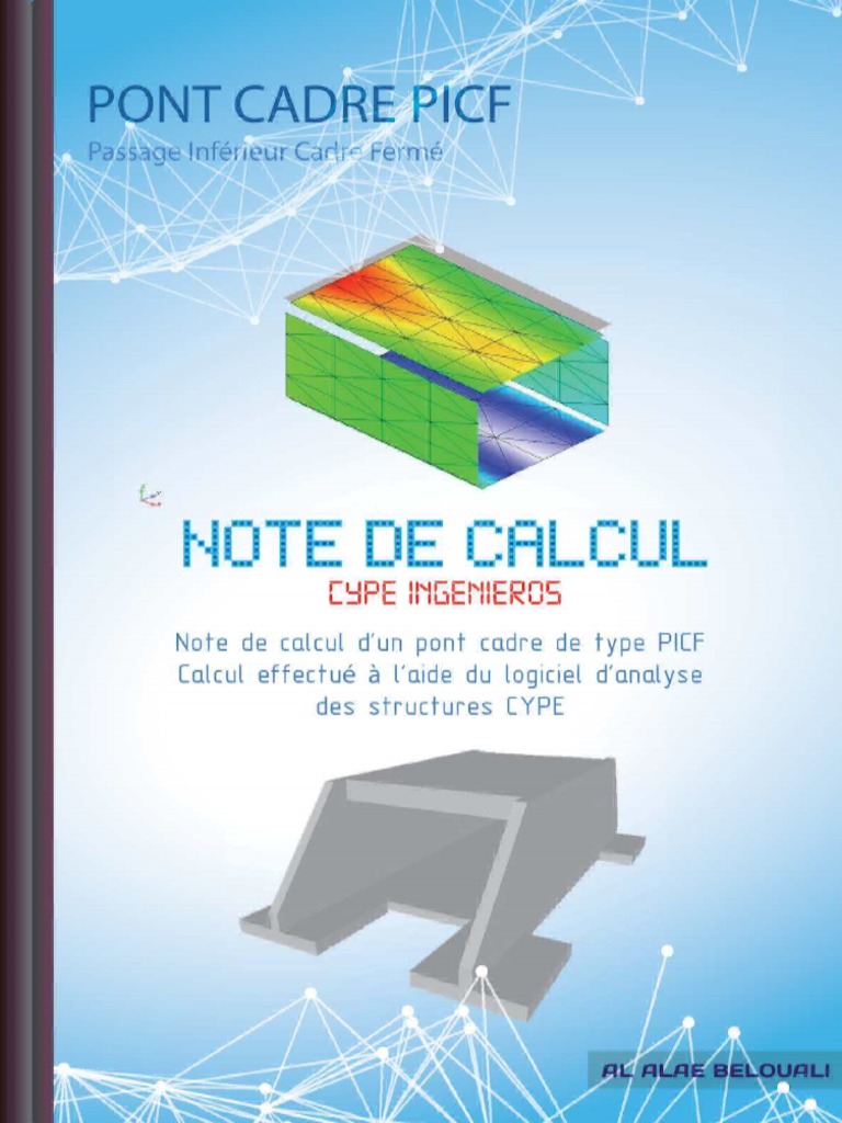 Note de Calcul Pont Cadre Picf | PDF