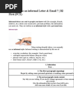 B2 First FCE Email Letter Writing Topics PDF | PDF