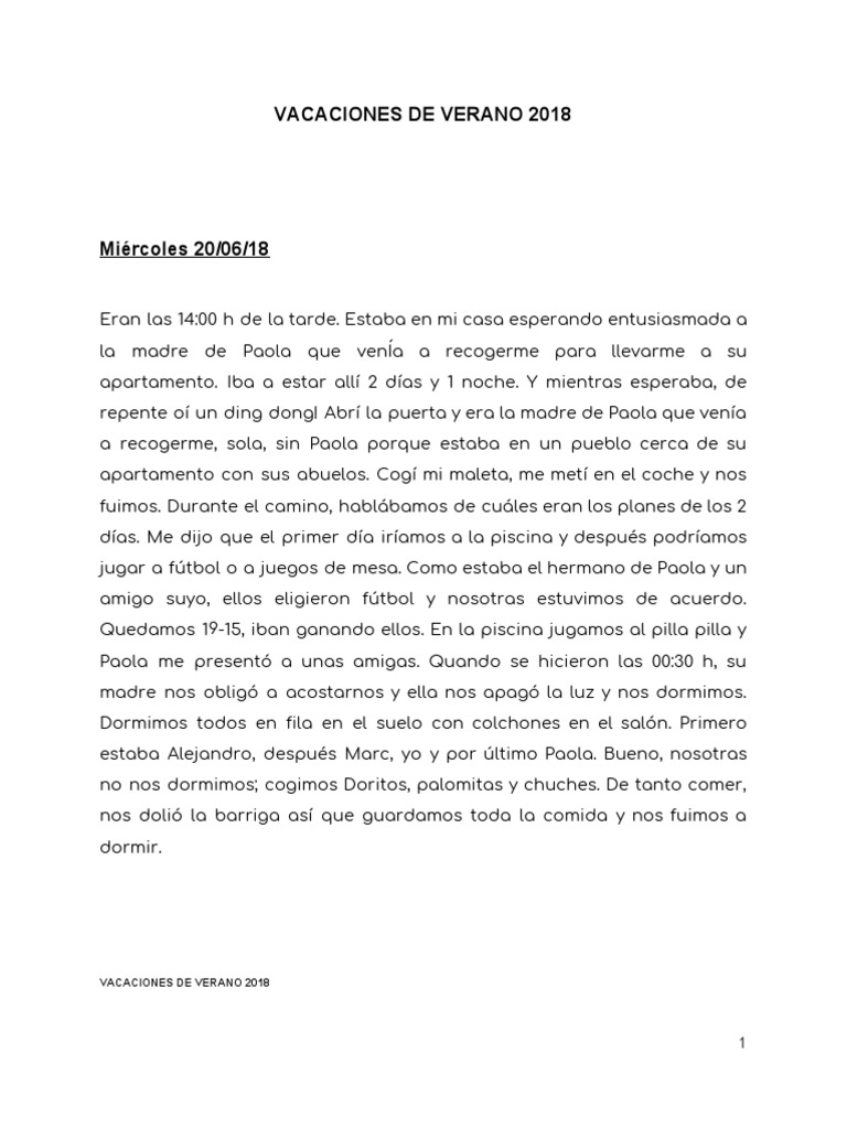 Redacción de Verano-2 | PDF