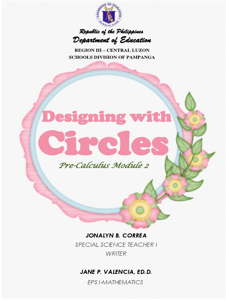 Grade 11 1st Quarter STEM Pre Calculus Module 2 Designing With Circles PC11AG Ia 234 | PDF ...
