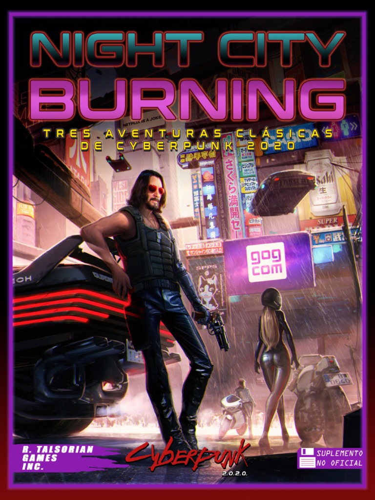 Cyberpunk 2020 - Night City Burning - Red | PDF