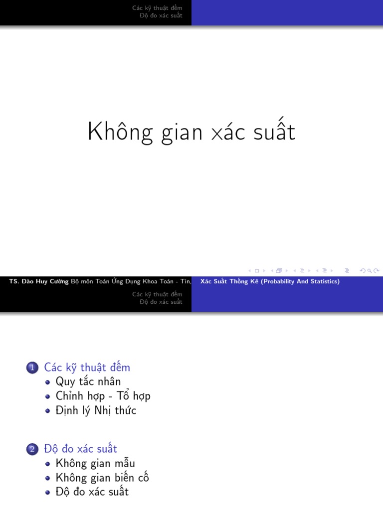 Bài giảng XSTK | PDF