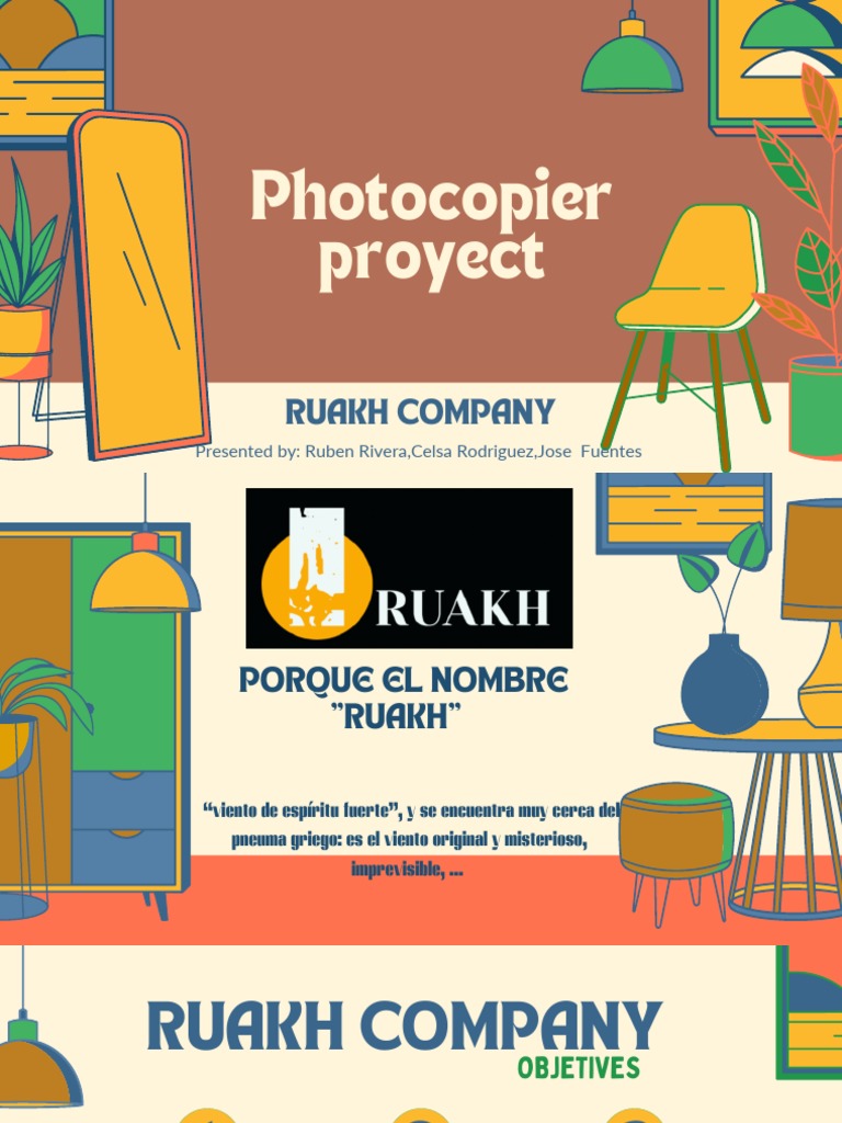 Photocopier Proyect: Ruakh Company | PDF