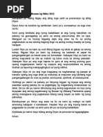 Certificate of Appreciation-Final Template - Tagalog-Edited | PDF