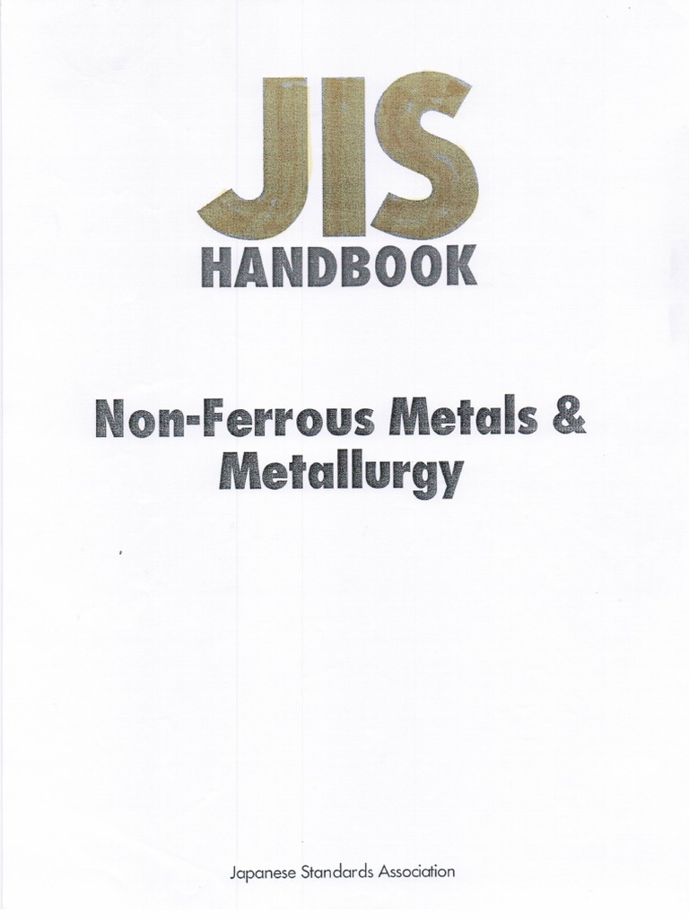 Jis Handbook | PDF