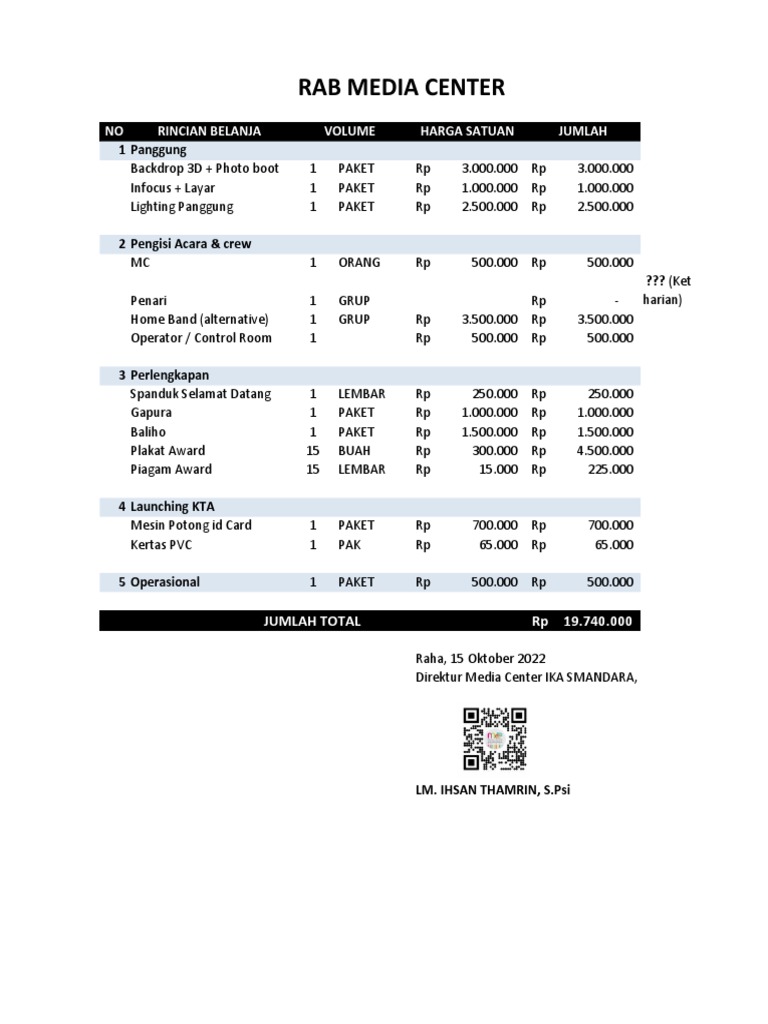RAB Media Center Breakdown | PDF