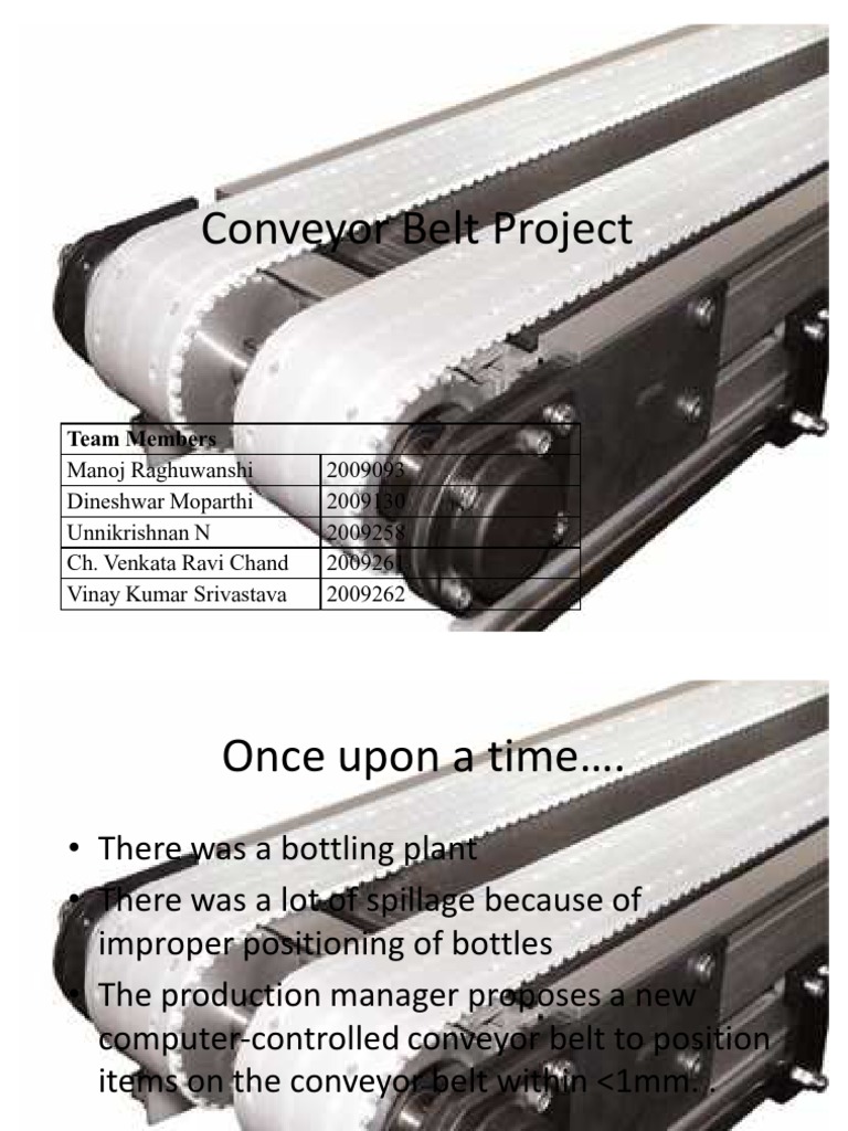 Conveyor Belt Project | PDF