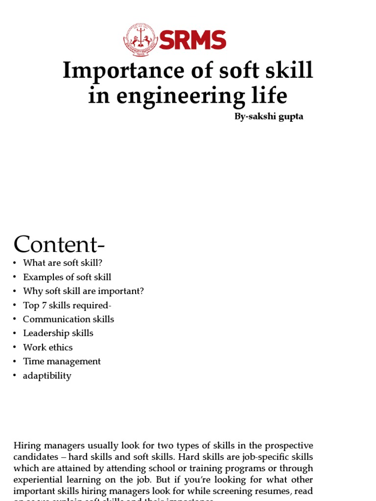 Essential Soft Skills for Engineers | PDF | Critical Thinking | Thought