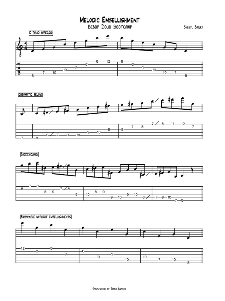 Melodic Embellishment-Final | PDF | Musical Scales | Traditional Music