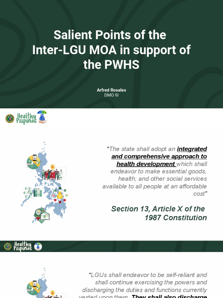 04 Inter Lgu Moa | PDF | Health Care | Health System