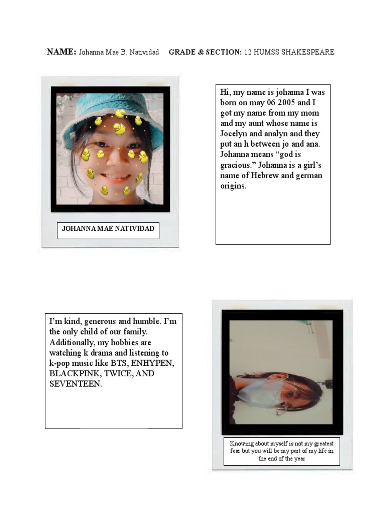 Johanna Mae Natividad | PDF