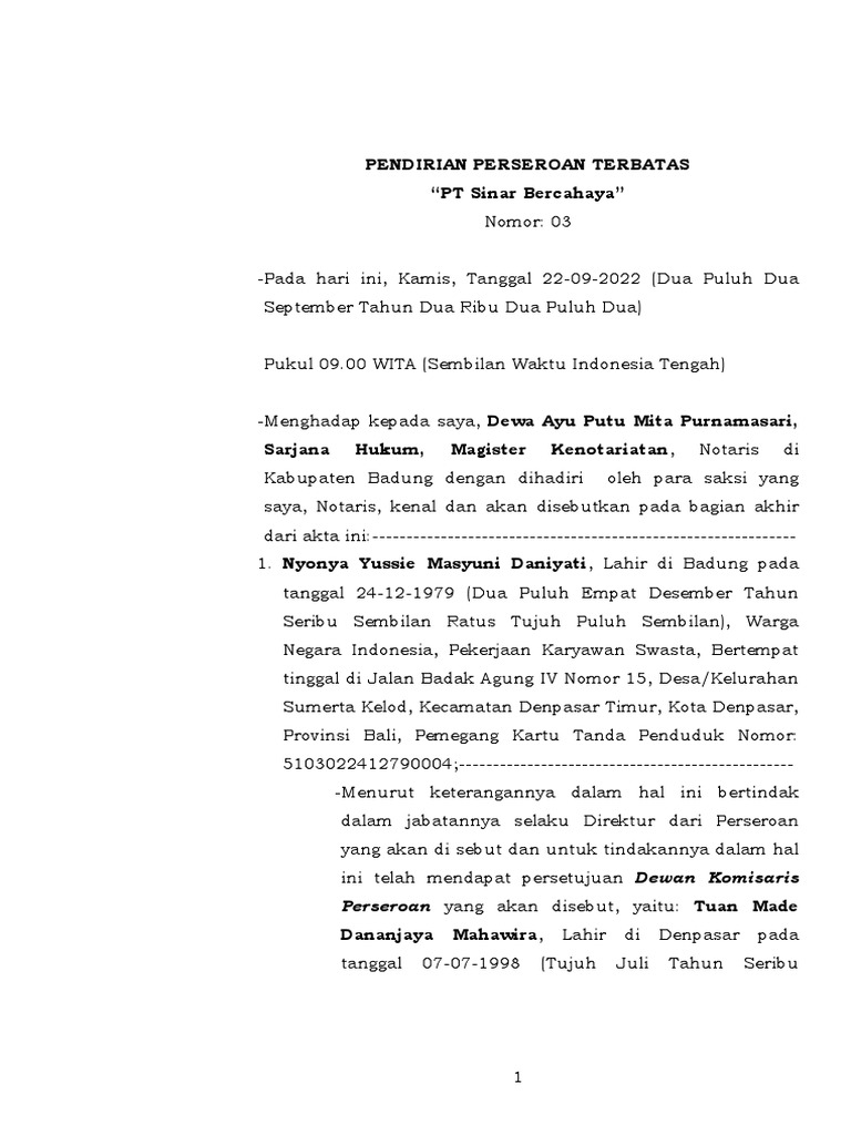 PT Dalam PT (Pma) | PDF