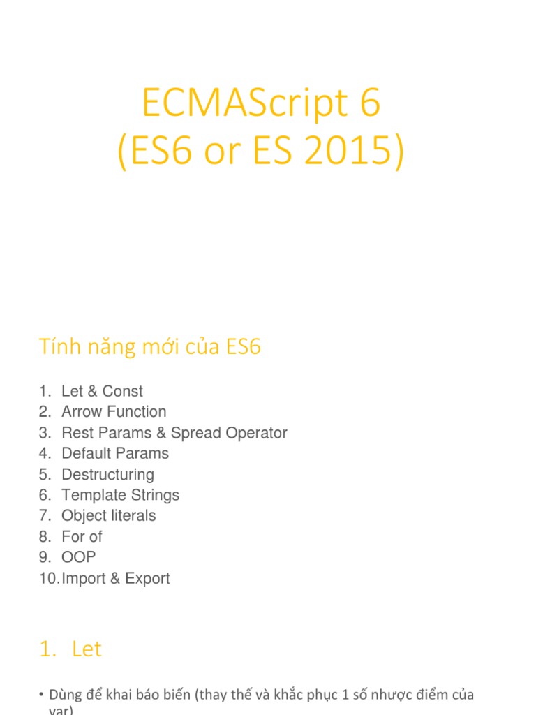 Es6 PPT | PDF