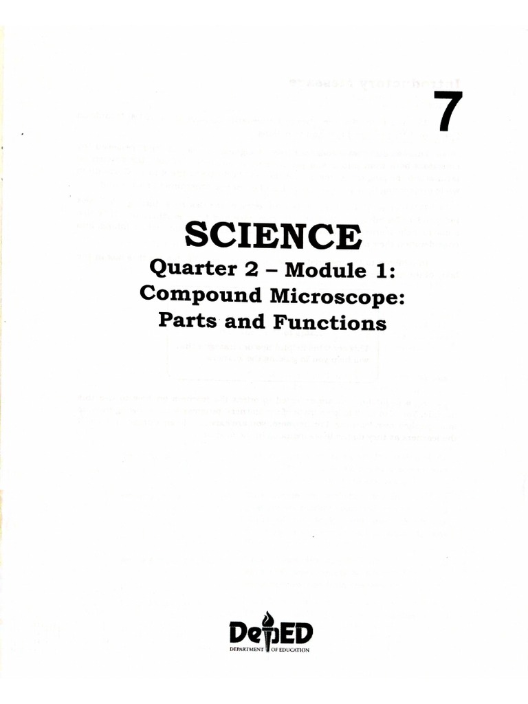 Science-Module-1 Second Grading | PDF