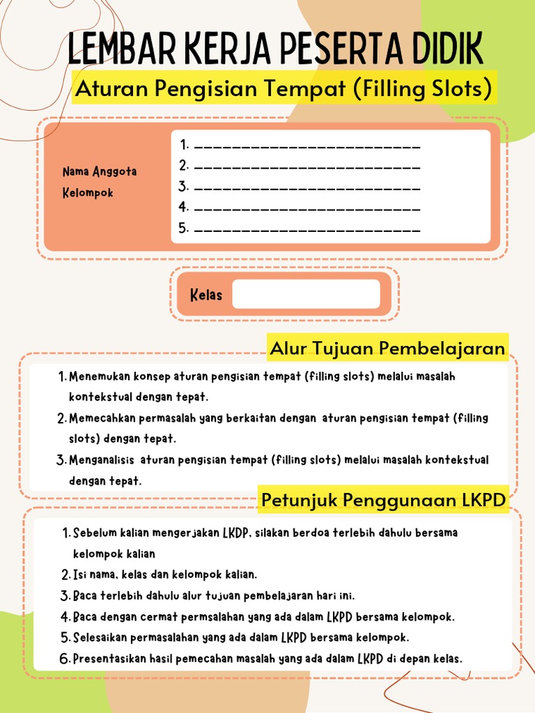 LKPD Aturan Pengisian Tempat (BW) | PDF LKPD Aturan Pengisian Tempat (BW) | PDF