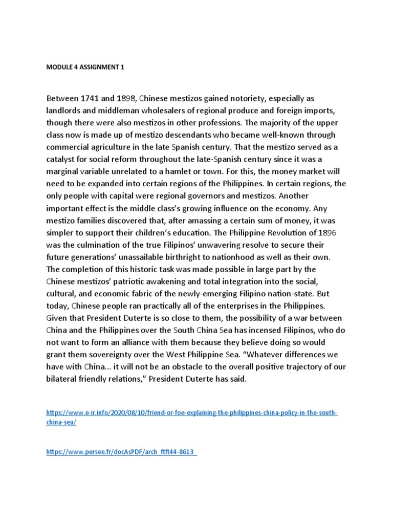 Module 4 Assignment 1 | PDF | Social Science | History