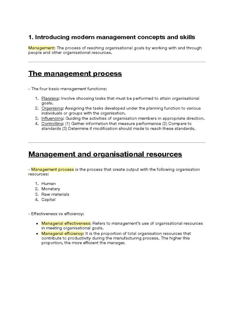 Principle of Management | PDF