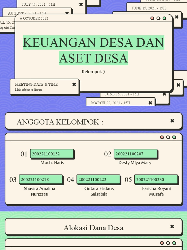 Kelompok 7 - Keuangan Desa Dan Aset Desa | PDF