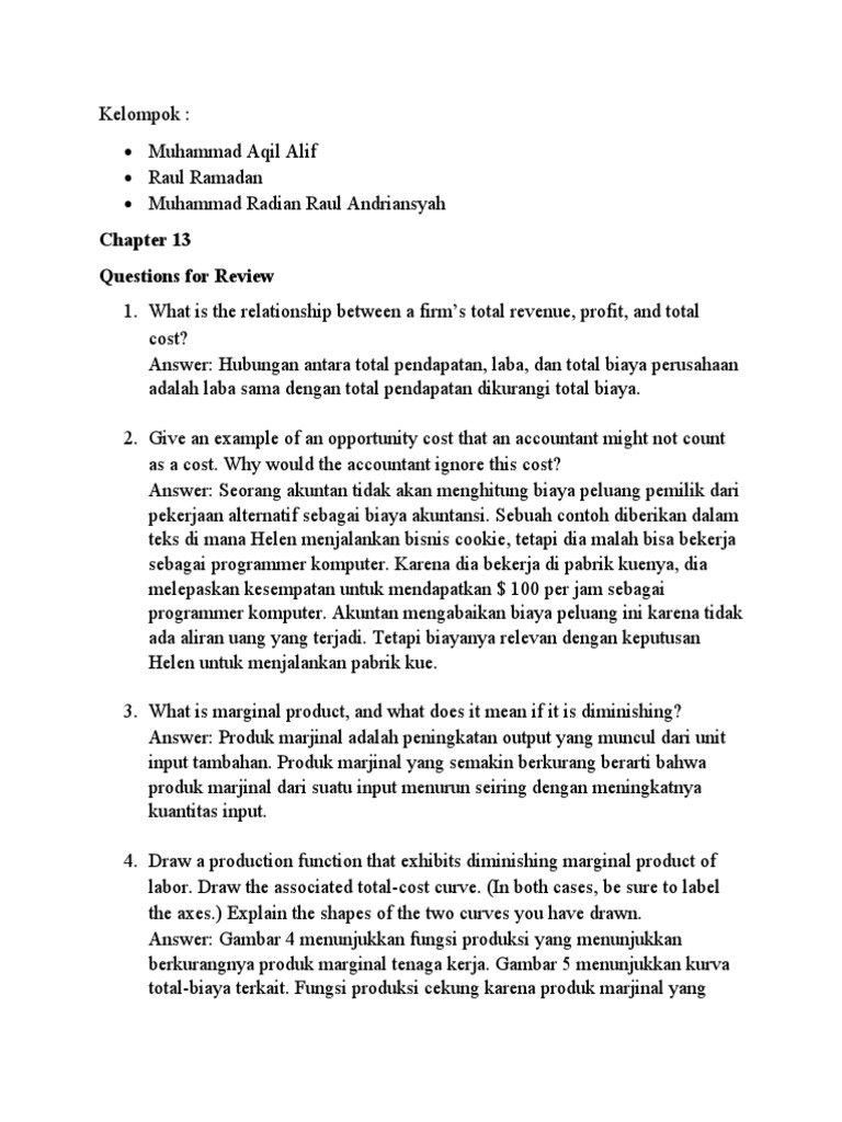 Tugas Kelompok CHAPTER 13,14,15 | PDF