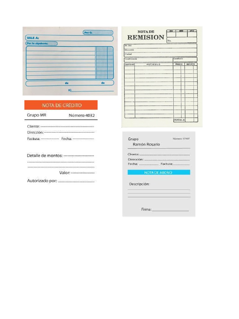 Documentos Comerciales. | PDF