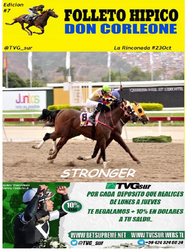 Folleto Hipico Don Corleone La Rinconada | PDF | Ganado | Equus (Género)