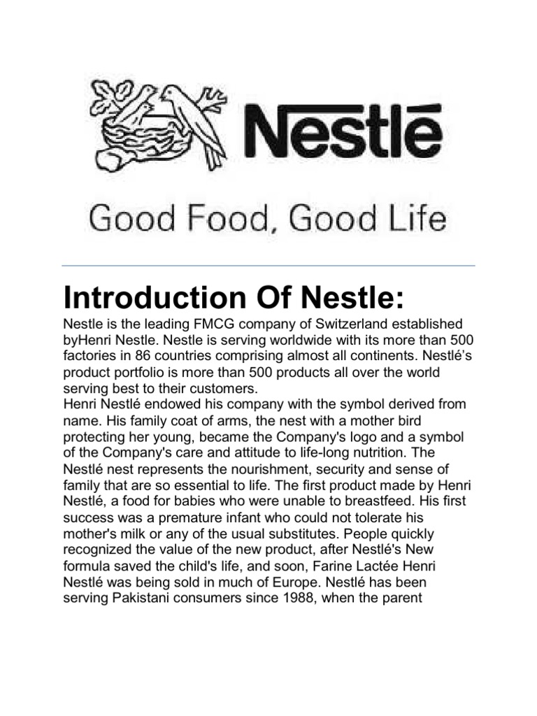 Nestle | PDF | Nestlé | Food And Drink