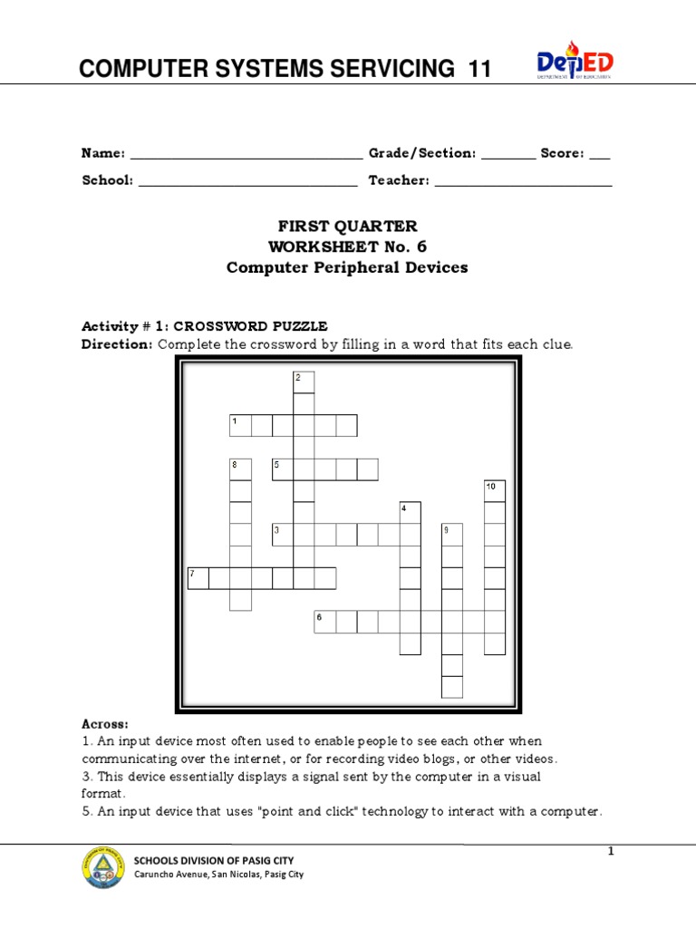 TVL CSS G11-Q1-DW6 | PDF