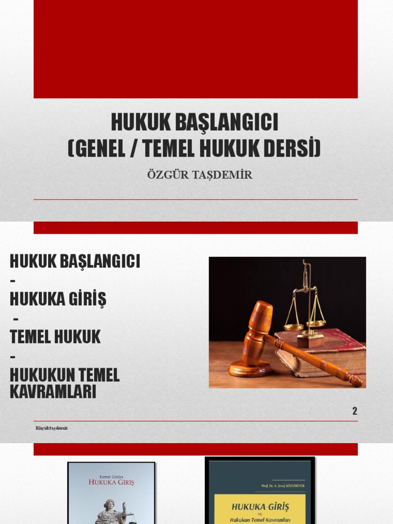 Hukuk Baslangici Hukuka Giris | PDF
