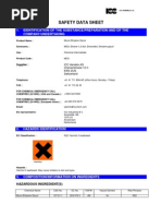 MSDS - CHIMEC 1038 - Gas Corr. Inhibitor | PDF | Toxicity | Personal Protective Equipment