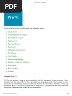 Getting Started With Pro - C | PDF | Library (Computing) | Databases