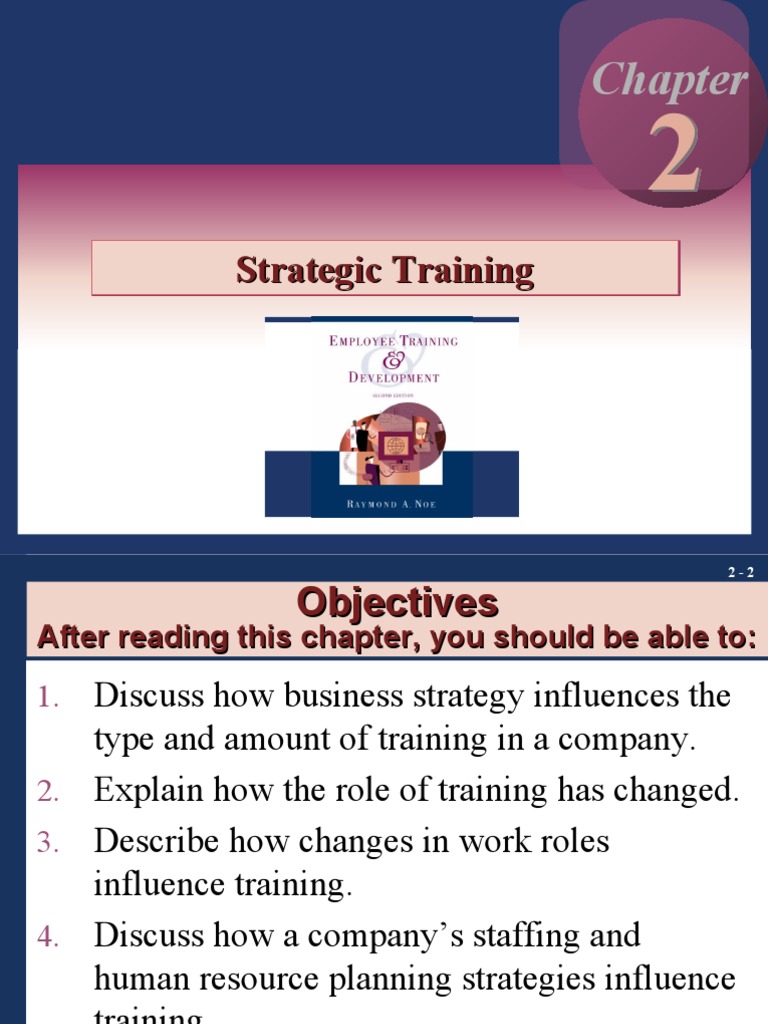 Employee Training and Development Chap02 | PDF | Strategic Management | Human Resources